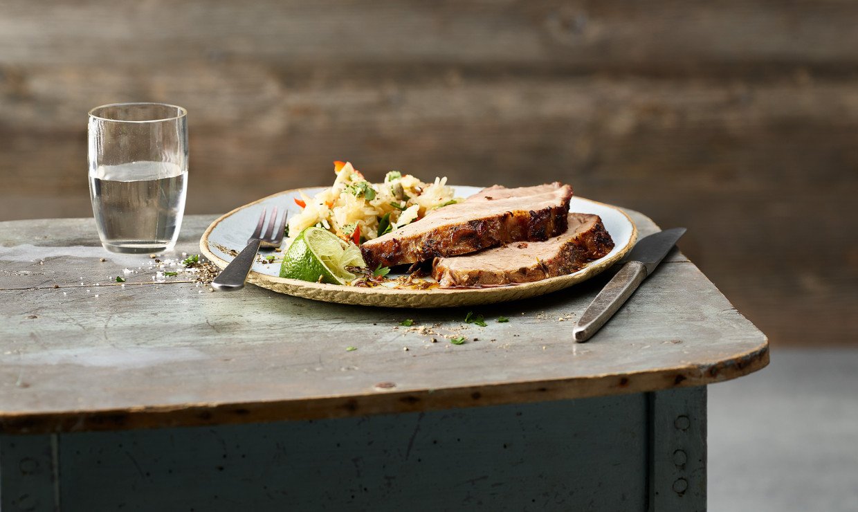 Cou de porc et sa marinade fenouil-thym - Viande Suisse
