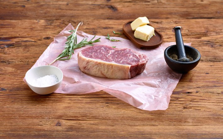 Entrecôte parfaitement cuite - Viande Suisse